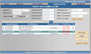Performing a Follow-Up Inspection - Facility Inspector 2024